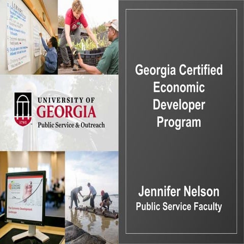 Georgia Certified Economic Developer Program | PPTX