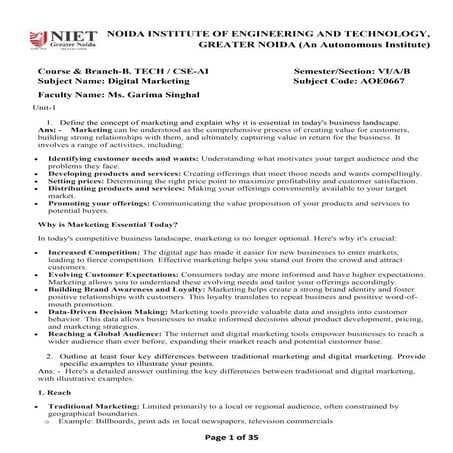 PRINCIPLES MARKETING 11 MODULE 2 FOR ABM STUDENTS | PDF