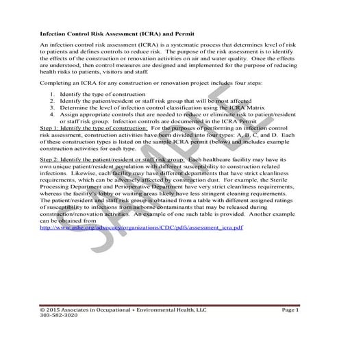 AOEH_Infection_Control_Guidance_Documents_2018.pdf