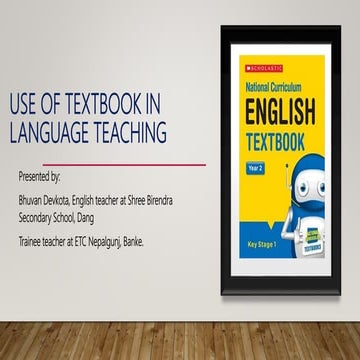 Use of Textbook in Language Learning | PPTX