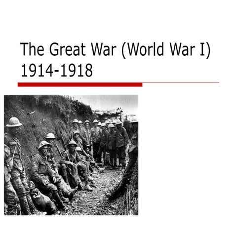 world war-1 | PPT