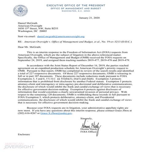 Ao omb records_21_jan2020 | PDF