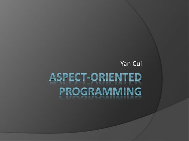 Spring Framework Aop