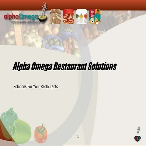 Alpha Omega Restaurant Solutions | PPTX