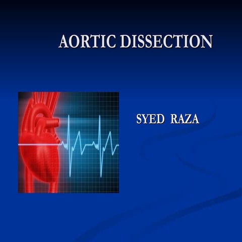 Aortic dissection | PPT