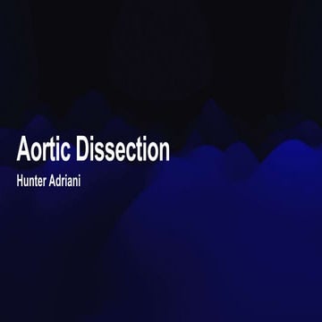 Aortic Dissection.pptx