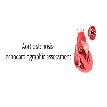 Aortic stenosis Diagnosis and grading .pptx