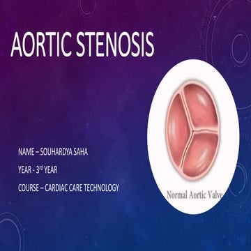 Aortic_Stenosis | PPTX