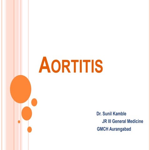 Aortitis ppt | PPTX