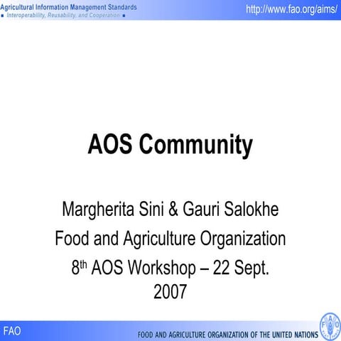 Aos Community | PPT