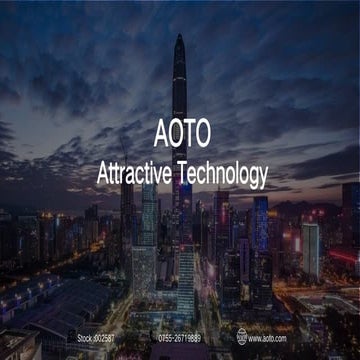 AOTO LED Tiles for Virtual Production | PDF