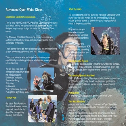 Advanced Open water Diver | PDF