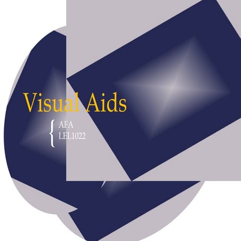 Effective visual aids | PPT