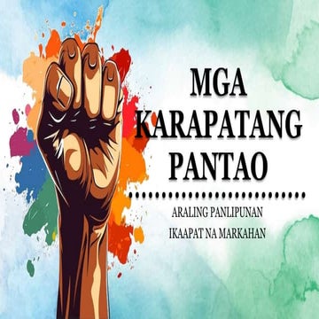 KARAPATANG PANTAO | PPTX