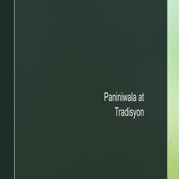 Tradisyon ng pamilya | PDF
