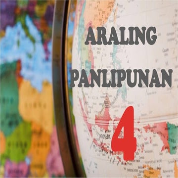 AP-4-Q2-W6.pptx ARALING PANLIPUNAN GRADE 4 | PPTX