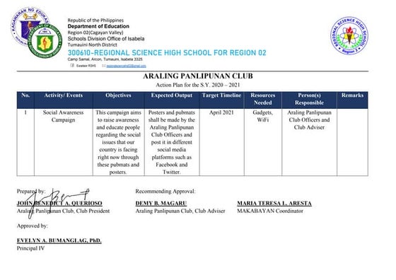 Science Club Action Plan for the School Year 2024-2025.docx ...