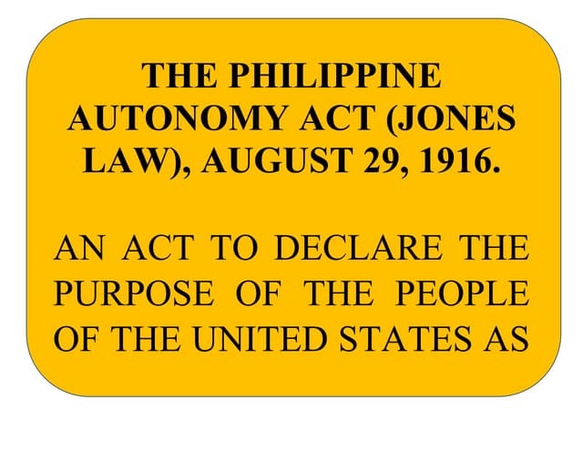 THE TYDINGS-MCDUFFIE ACT OF 1934 | PDF