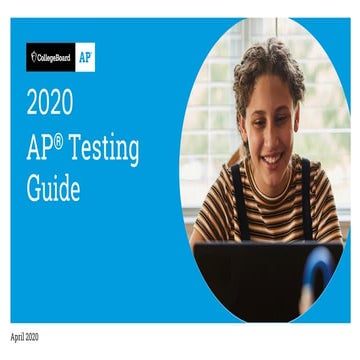 2020 AP Testing Guide | PDF | Standardized Testing | Educational Assessment