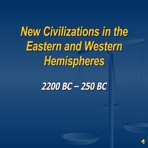 Civilization comparison - Ancient vs Modern | PPTX