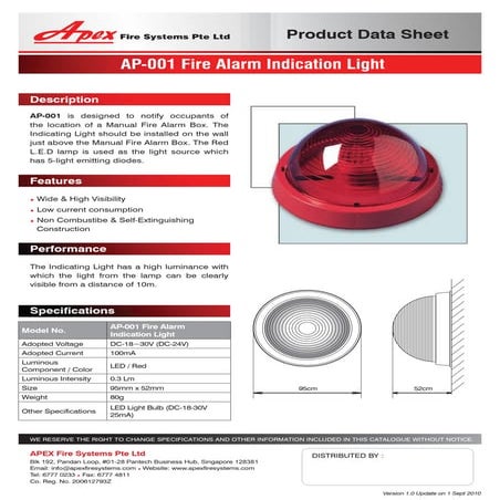 Fire Alarm Indication Light | PDF