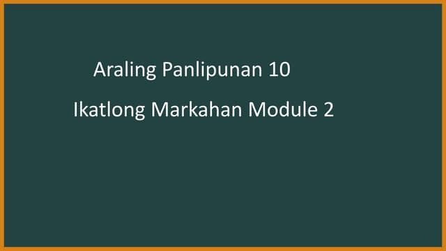 Ako si Jia Li, Isang ABC kaya naman isaalang alang | PPTX