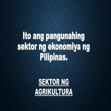 Ang manggagawang pilipino | PPTX