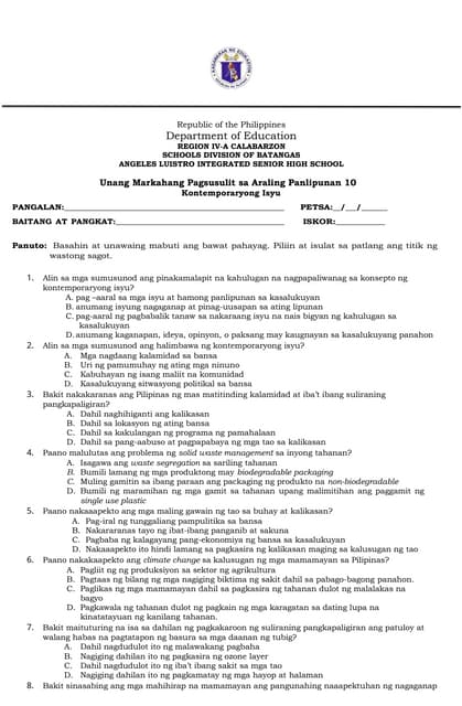 AP10 - Q1 - Modyul 4 - Kahalagahan.pptx
