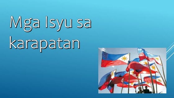 Karapatan ng mamamayang Pilipino | PPTX