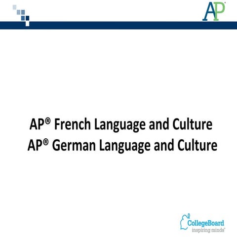 Ap 2012 french redesign | PPT