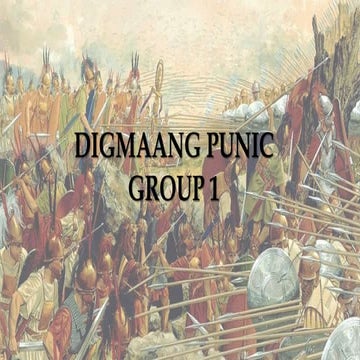 Digmaang Punic Final Version | PPTX