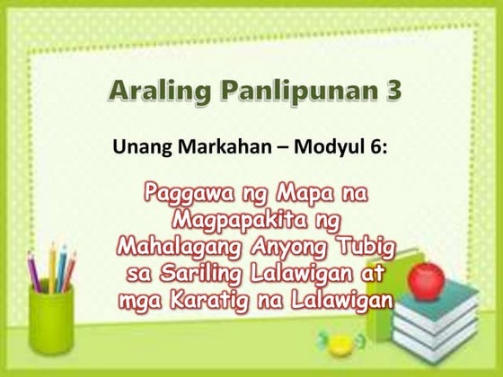 Paggamit Ng Mapa at Globo Araling Panlipunan Quarter 4 | PPTX