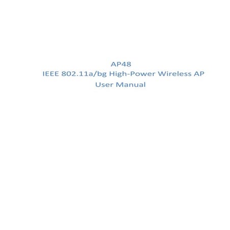 Ap48 user manual | PDF