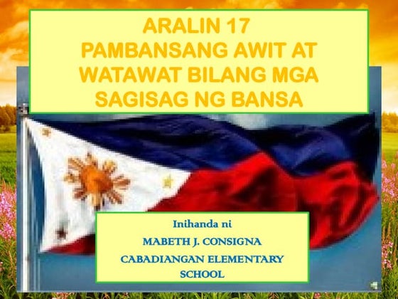 Ang watawat ng pilipinas | PPTX