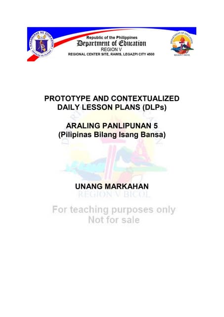 Araling Panlipunan 5 Curriculum Guide rev.2016