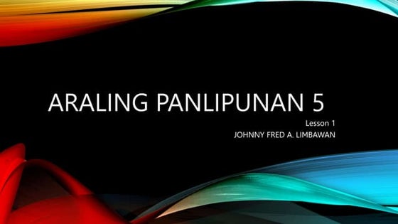 Araling Panlipunan 5 - Pag-aalsang Pang-ekonomiko | PPTX
