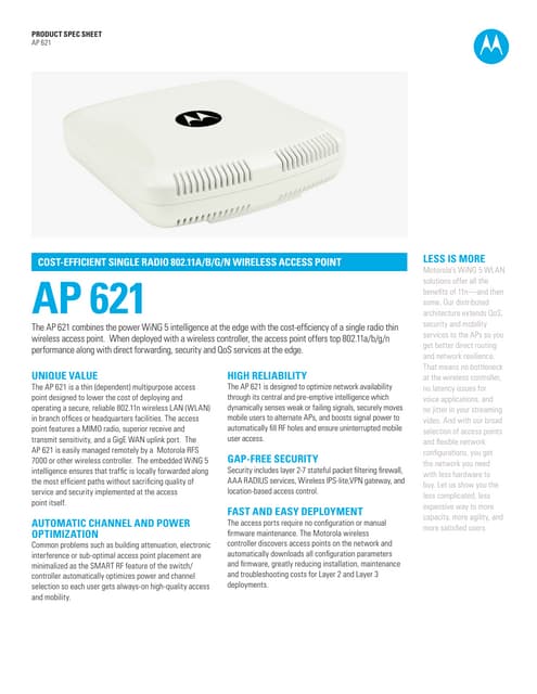 AP6522 Specification Sheet | PDF