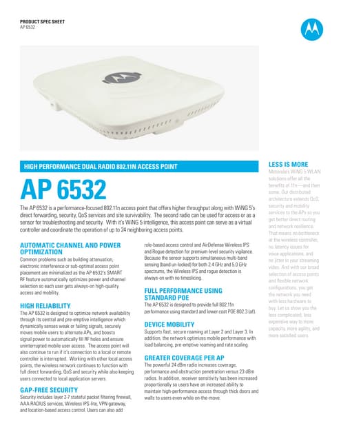 Ap621 spec sheet | PDF