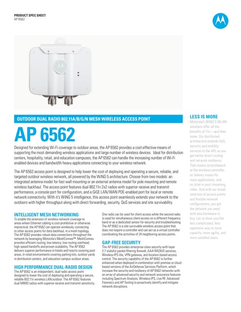 Ap621 spec sheet | PDF