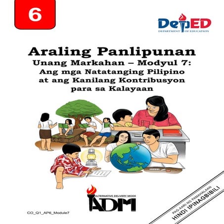 Cot dlp araling panlipunan 6 q2 | DOCX
