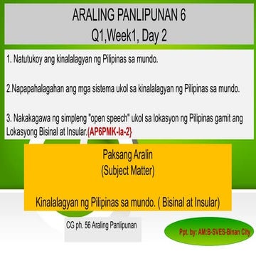 AP6, Q1,WEEK1,DepEd-COT_ Grade 6 DAY2.pptx