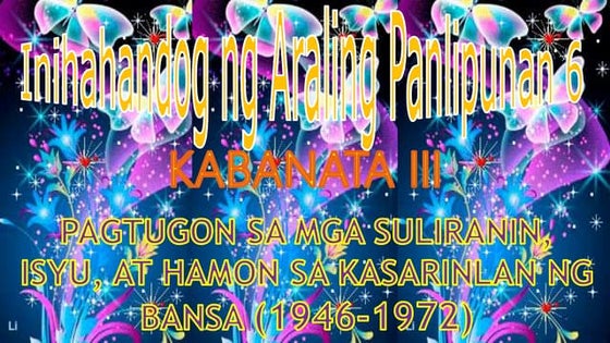 Ugnayang Pilipino-Amerikano at Kasunduang Militar | PPT