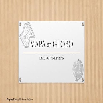 Mapa at Globo | PPTX