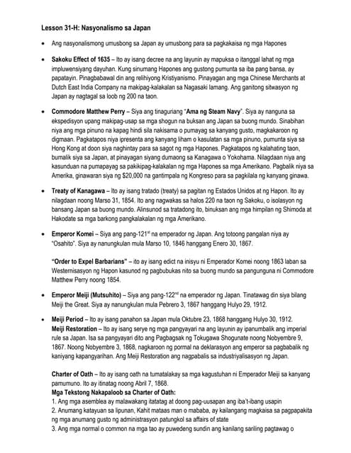 AP 7 Lesson no. 31-C: Nasyonalismo sa Myanmar | DOC