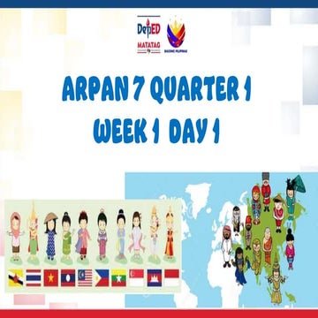 AP7-Q4-W1-D2.pptx DEPED MATATAG GRADE 7 | PPTX