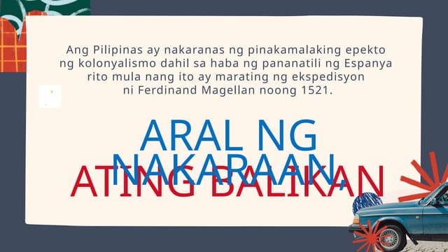 Ang Pilipinas sa Ilalim ng mga Espanyol | PPTX