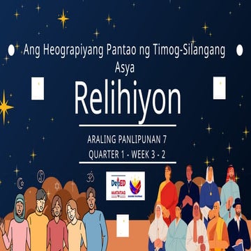 Mga pangunahing relihiyon sa mundo | PPTX