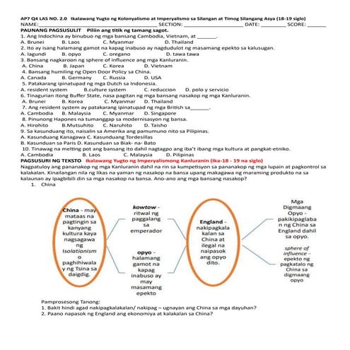 Araling Panlipunan 7: 3rd quarter Matatag Curriculum | PPTX