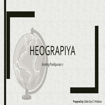 Heograpiya ng Asya | PPTX