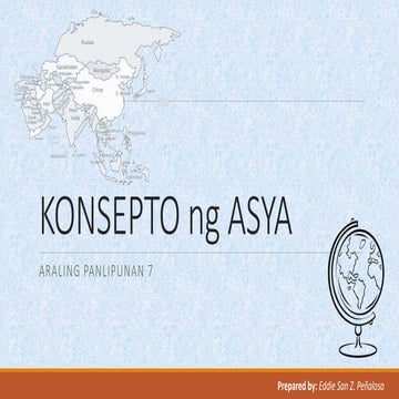 Konsepto ng Asya | PPTX